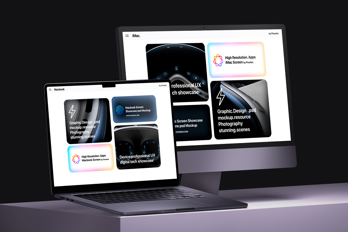 responsive design mockup psd