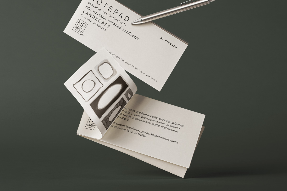 graphic design notepad