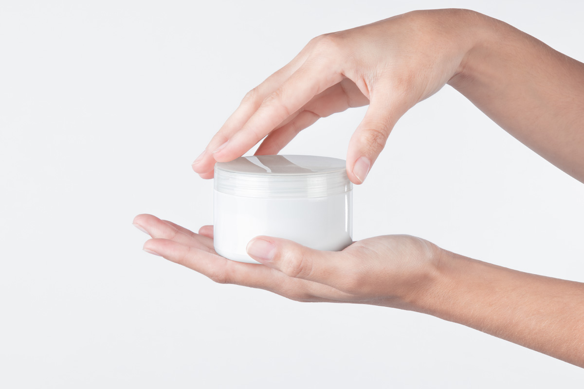 Holding Hand Psd Cosmetic Pot Mockup | Psd Mock Up Templates | Pixeden