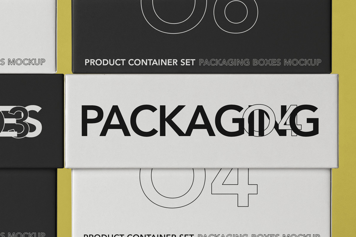Box Product Psd Packaging Mockup | Psd Mock Up Templates | Pixeden