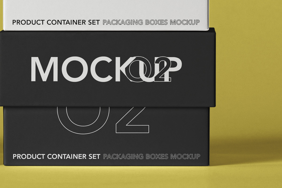 Box Product Psd Packaging Mockup | Psd Mock Up Templates | Pixeden