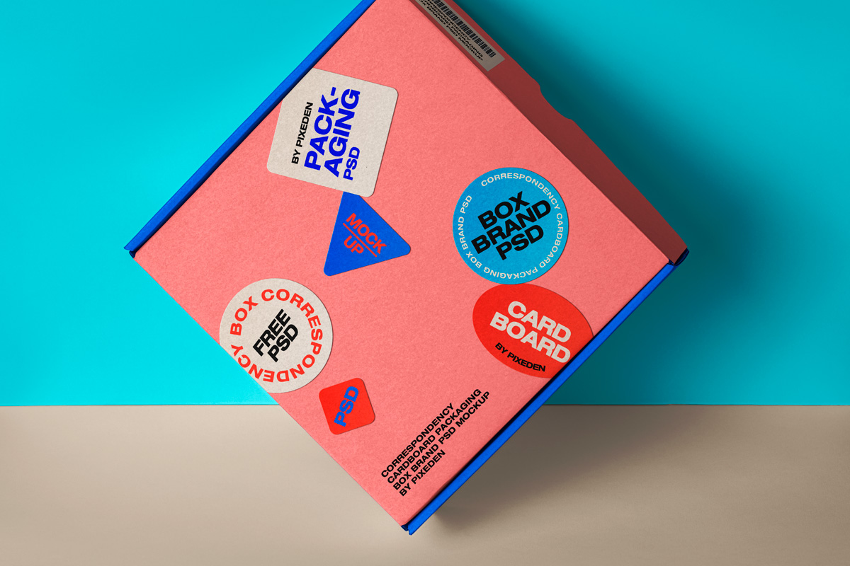 Branding Psd Packaging Box Mockup | Psd Mock Up Templates | Pixeden
