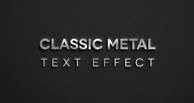 Classic Metal Psd Text Effect | Photoshop Text Effects | Pixeden Classic Metal Psd Text Effect | Photoshop Text Effects | Pixeden
