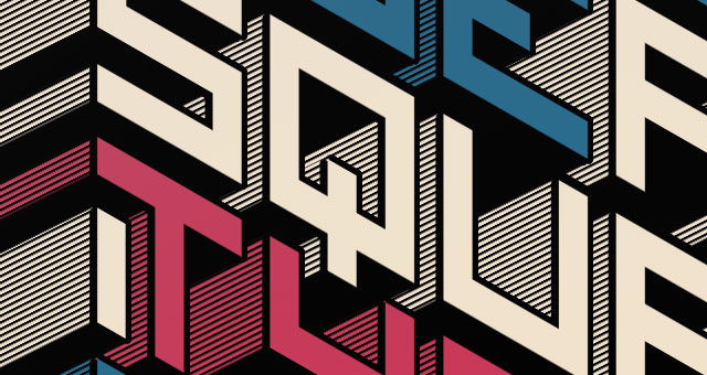 Psd Square Text Effect | Photoshop Text Effects | Pixeden