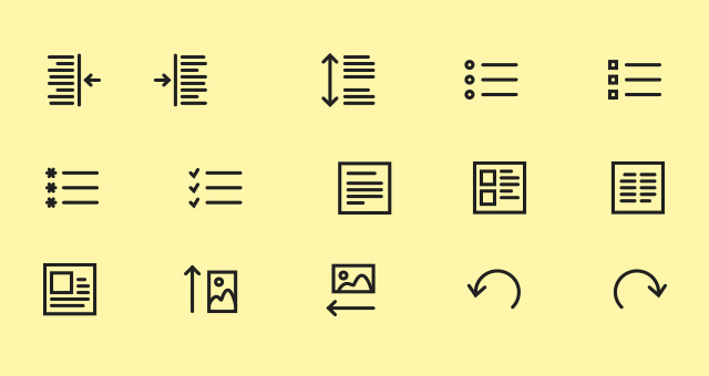 The Icons Set :: Books and Text | Media Icons | Pixeden